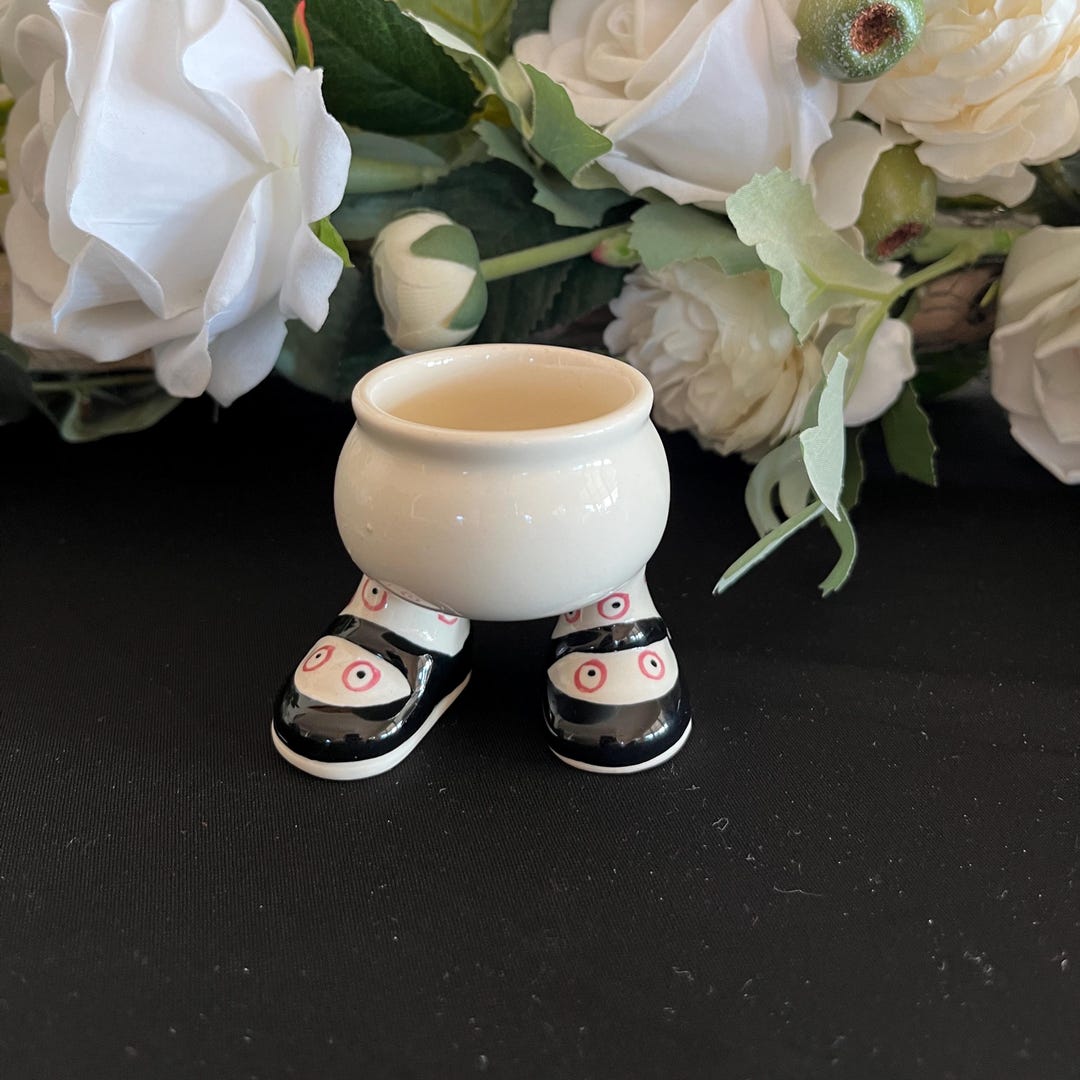 Vintage England Carlton Ware Lustre Pottery Walking Ware Egg Cup, 1973 ...