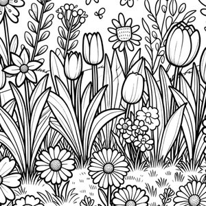Easter Coloring Pages for Kids - Spring Bunny,eggs,printable Activity ...
