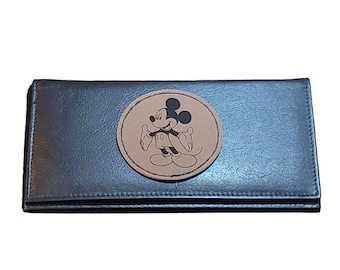 Checkbook Cover Mickey Mouse - Etsy