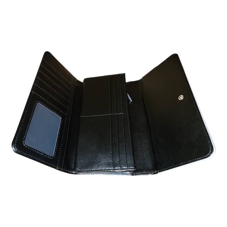 Sugar Skull Calavera Skull Design Tri Fold Womens Wallet - Etsy