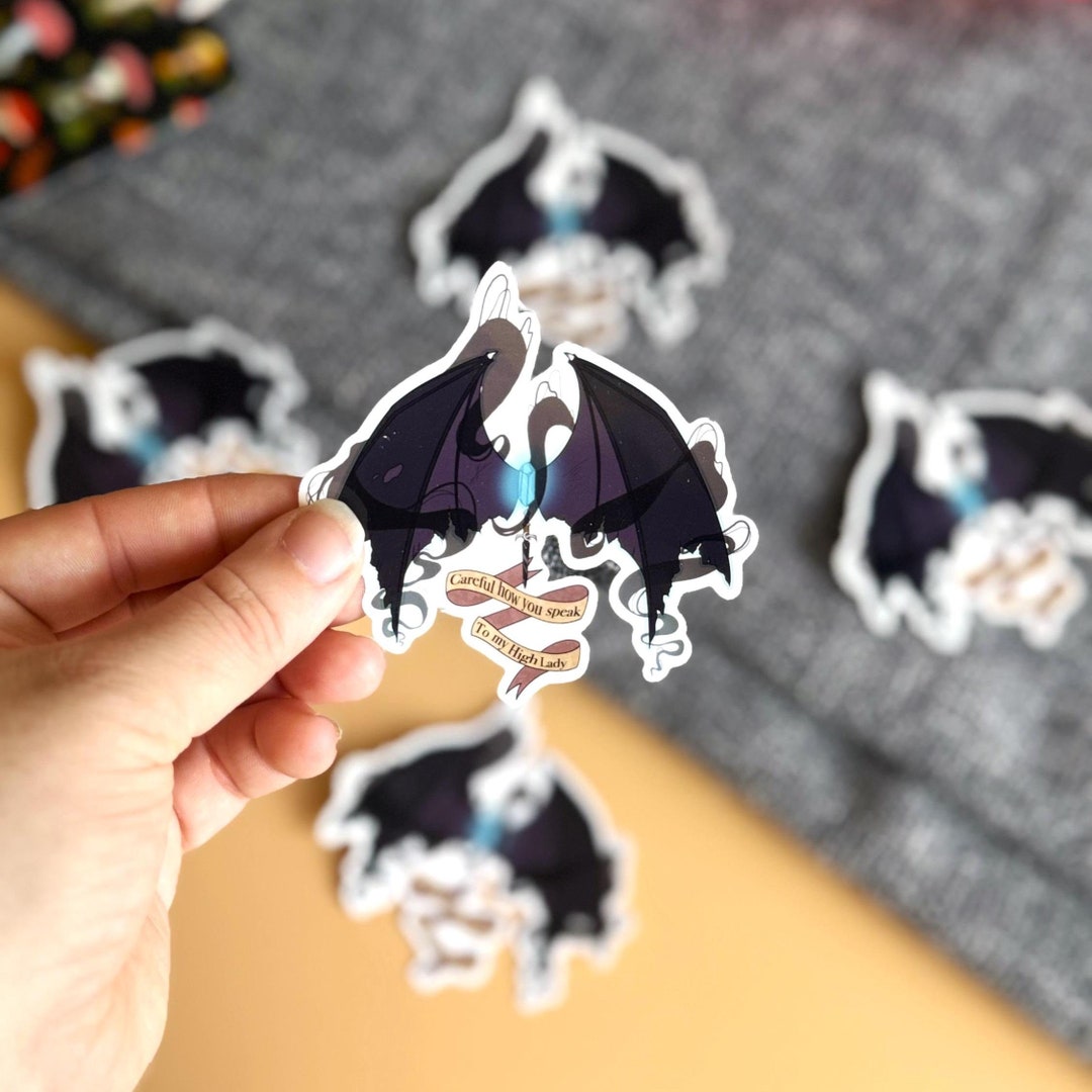Azriel Wings Sticker| Hand-drawn ACOTAR Sticker| A Court of Thorn and ...