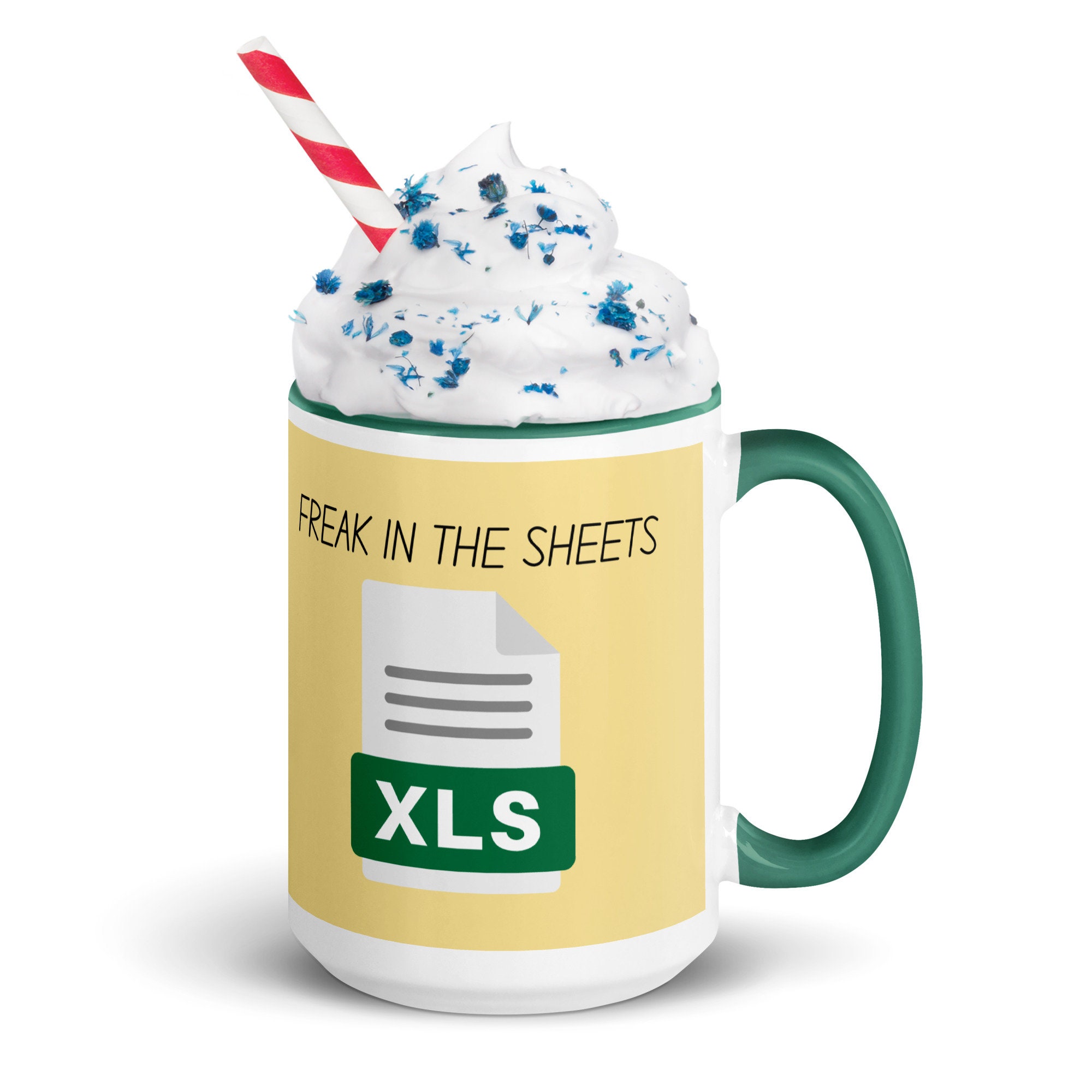 Funny Excel Pun Mug 'freak in the Sheets' Microsoft Spreadsheet Humor ...