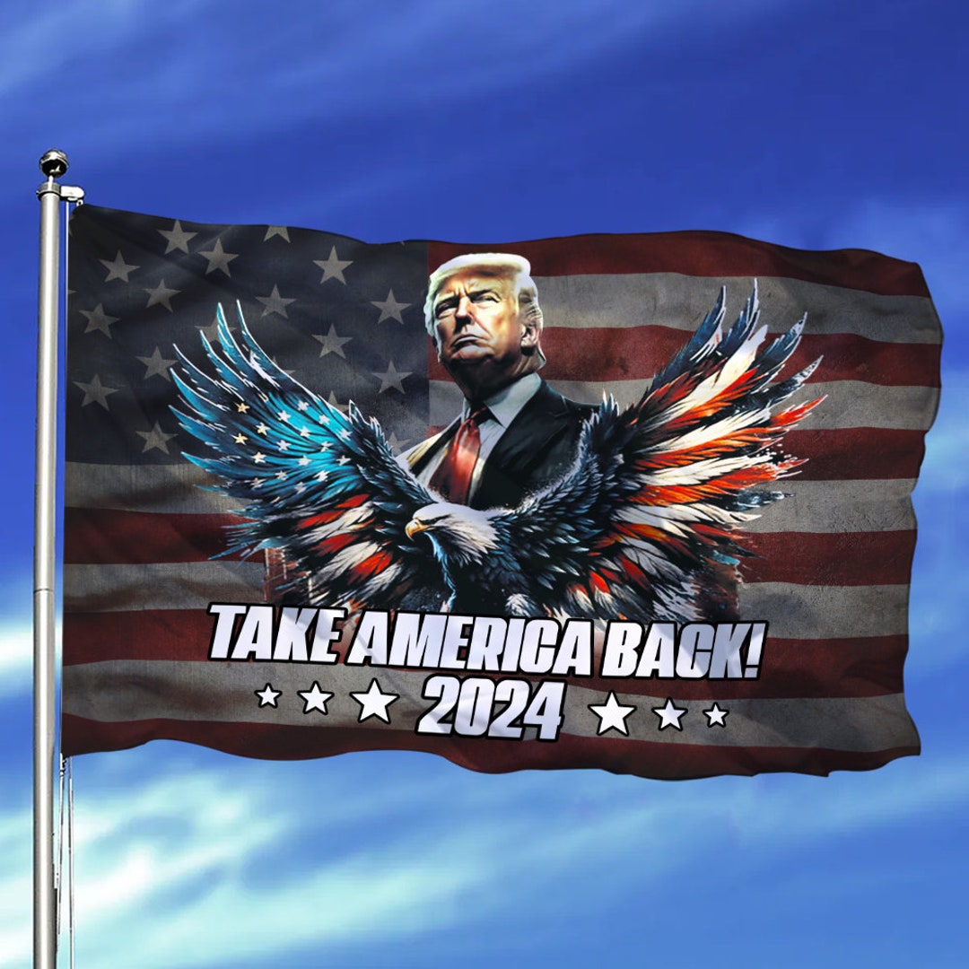 Double-side Printed Trump Take America Back Flag, Trump Campaign ...