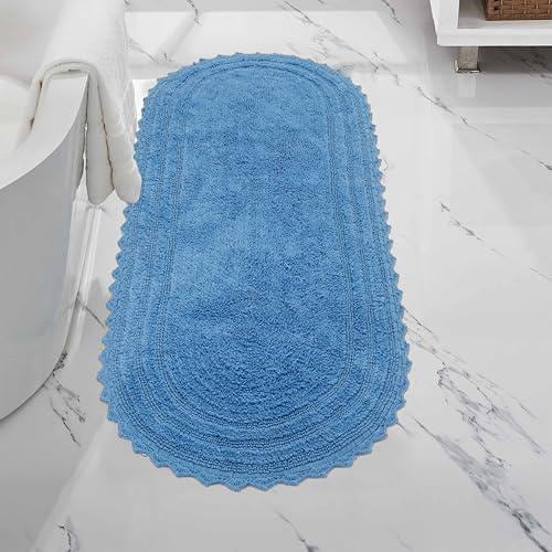 Oval Bath Runner 24"x60" Large Handmade Washable Decorative Rug ...