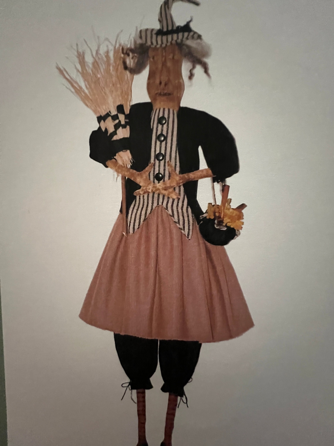 Primitive Witch Doll Pattern Halloween Witch Doll Pattern Kitchen Witch ...