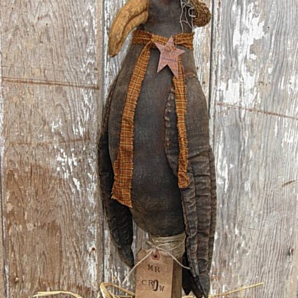 Primitive Crow - Etsy