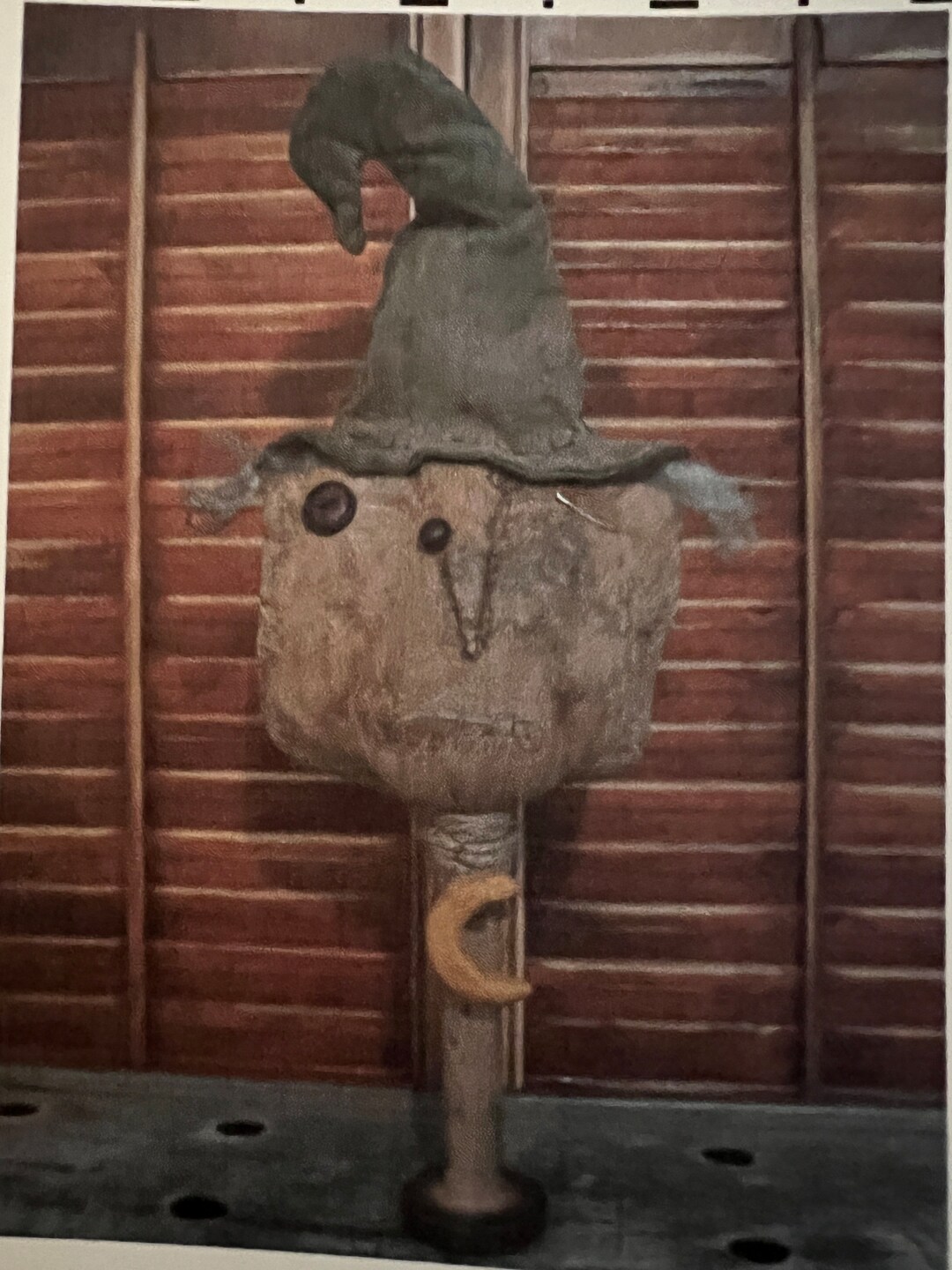 Extreme Primitive Witch Doll Makedo Pattern Halloween Witch Doll Head ...