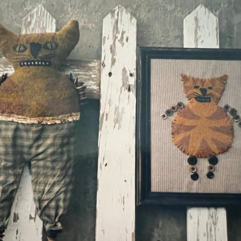 Primitive Cat Doll - Etsy