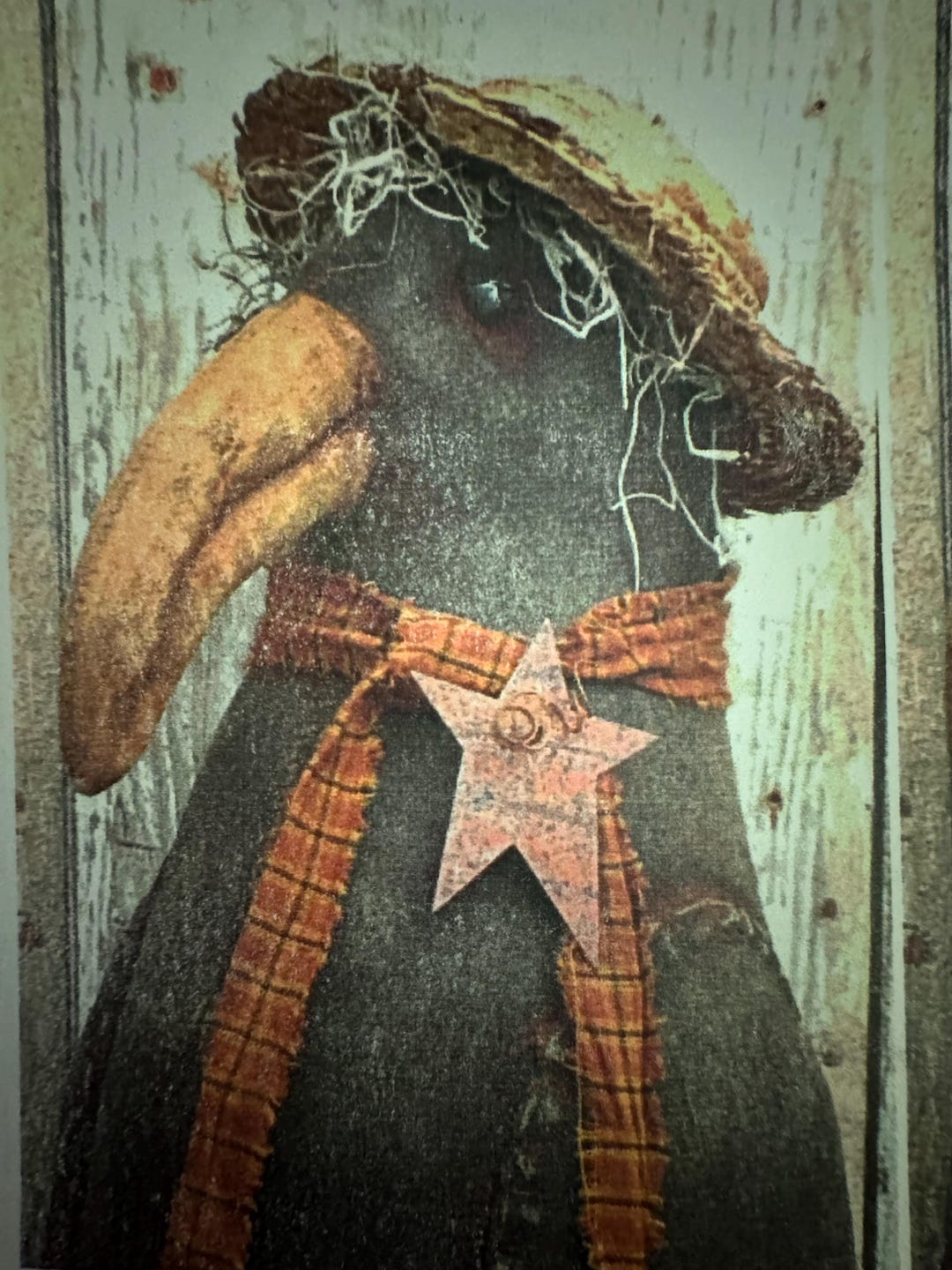 Primitive Crow Doll Pattern Makedo Crow Doll Pattern Fall Crow Doll ...