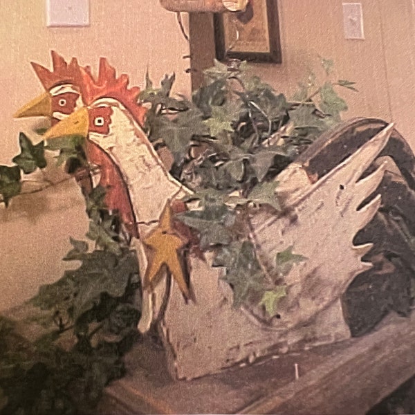 Rooster Planter - Etsy