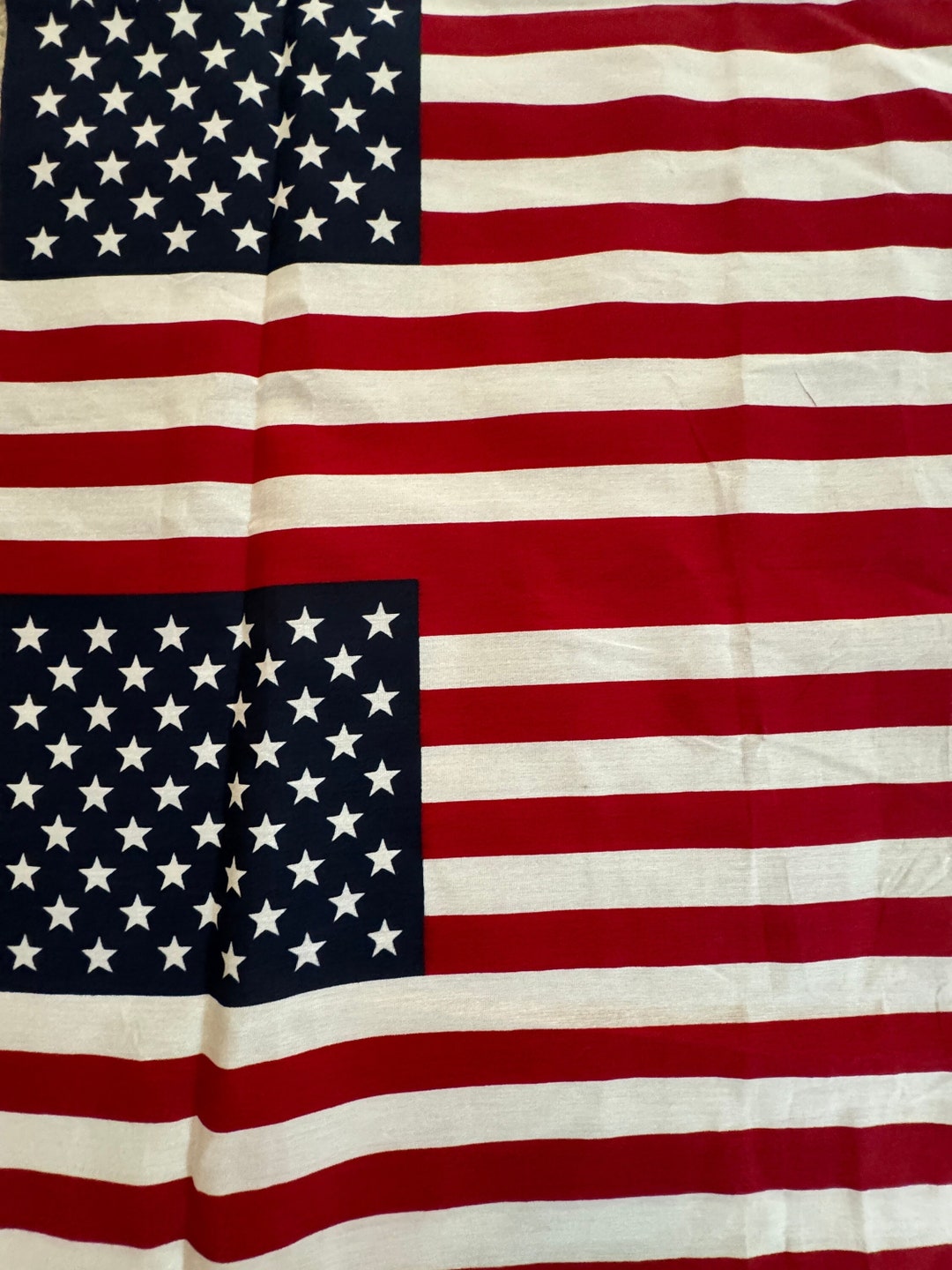 Primitive Pre-stained Flag Panel Fabric Primitive Patriotic Flags ...