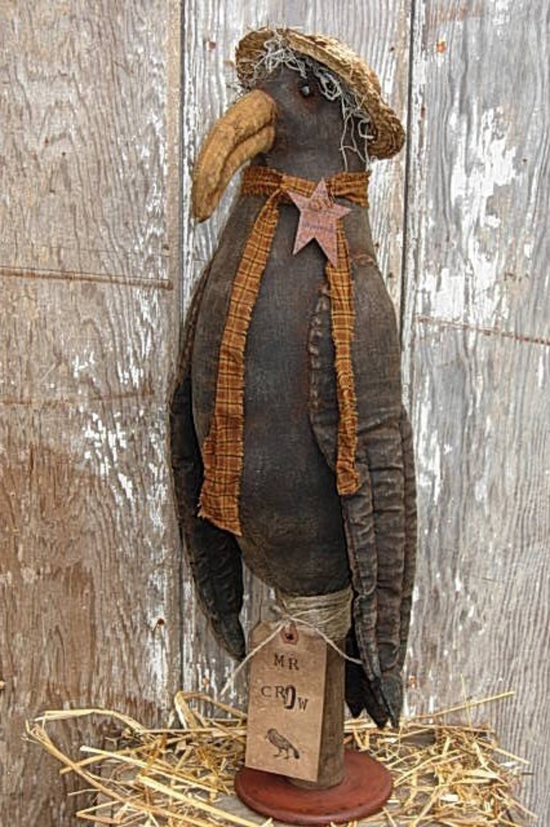 Primitive Crow Doll Pattern Make Do Crow Doll Pattern Fall Crow Pattern