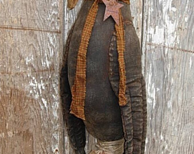 Primitive Crow Doll Pattern Make Do Crow Doll Pattern Fall Crow Pattern ...