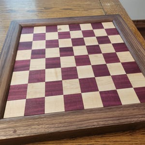 Custom Made Checker or Chess Board - Etsy