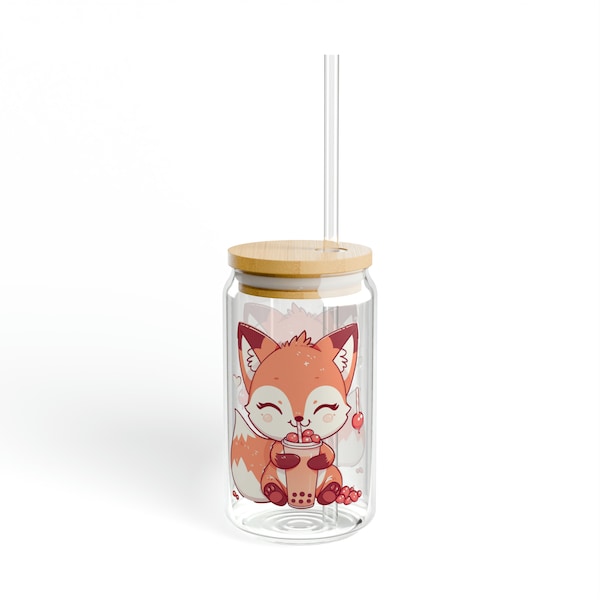 Kawaii Fox With Boba - Etsy