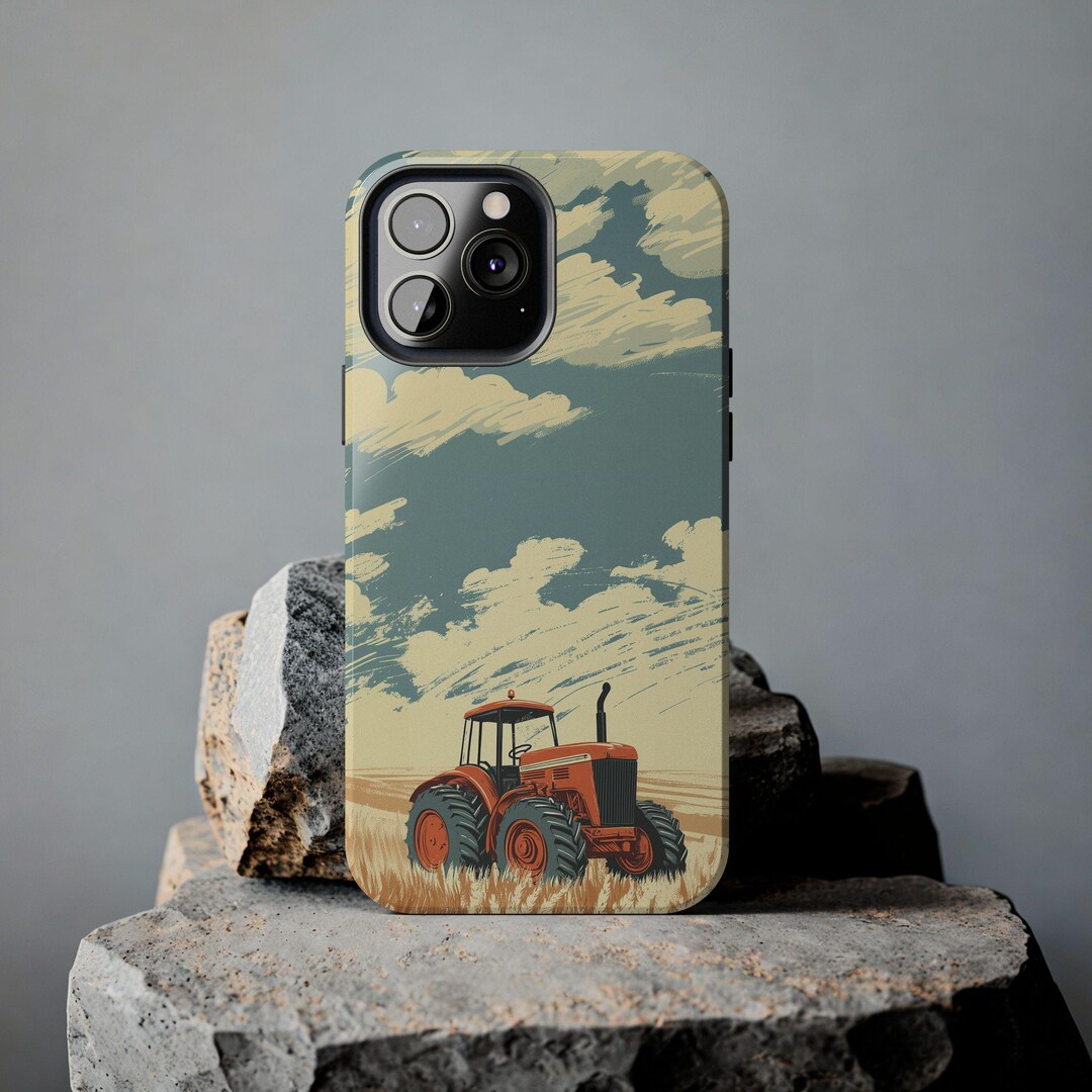 Rustic Tractor Phone Case, Retro Tractor, Ideal for Farm Lovers ...