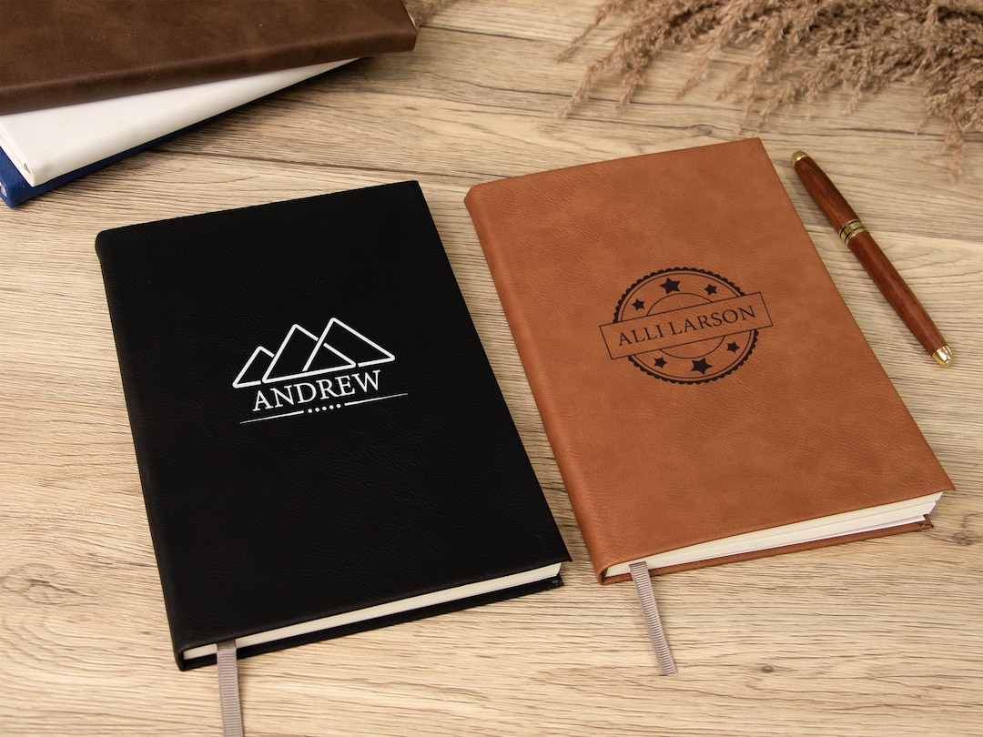 Personalized Leather Journal, Engraved Leather Journal, Travel Journal ...