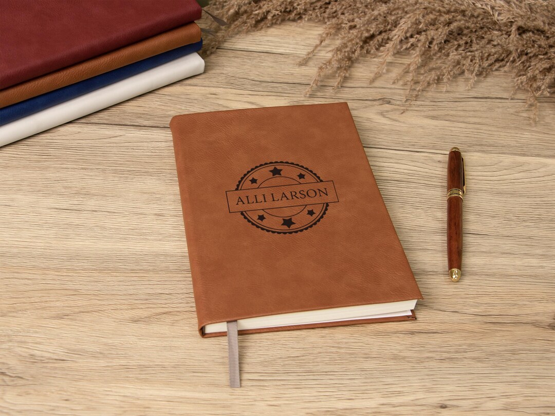 Personalized Leather Journal, Personalized Leather Notebook, Graduation ...