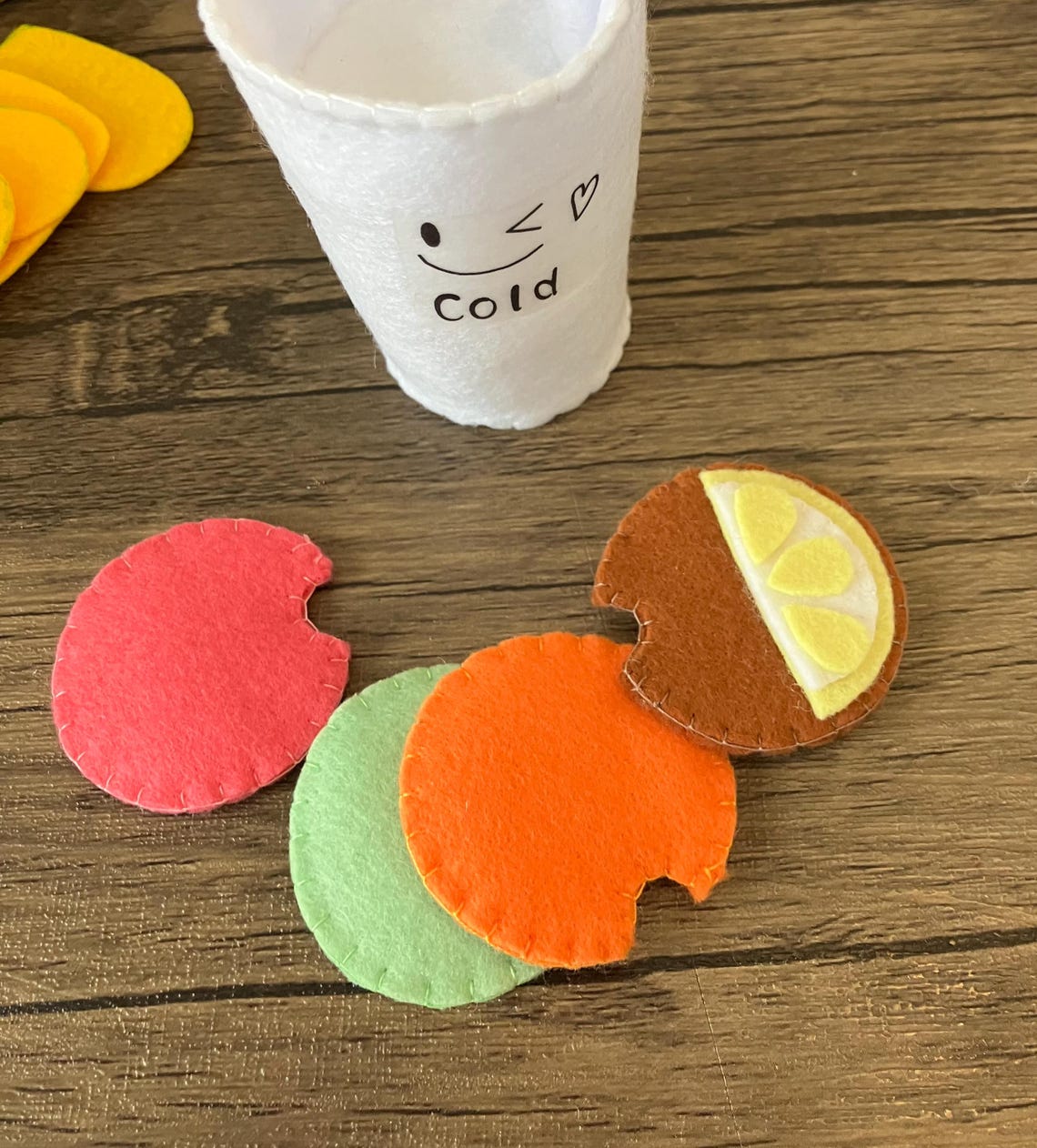 Felt Hamburger Play Food Set | Gift Idea | Pretend Play | Kid’s Gift ...
