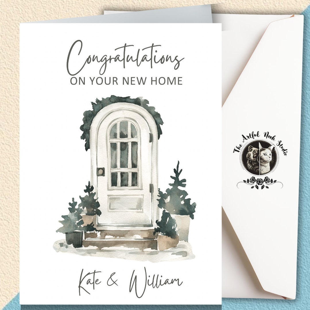Personalised New Home Cards, Sweet Home Cards, Happy First Time Home ...
