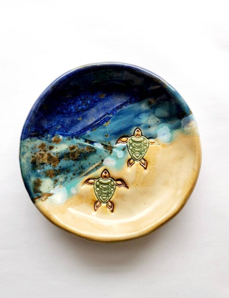 Sea Turtle Side Dish Set - Etsy