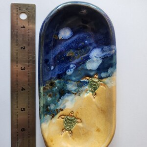 Sea Turtle Ceramic Butter Serving Dish - Etsy