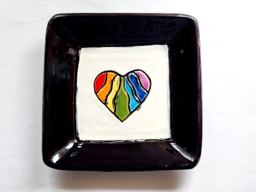 LGBTQ Pride Square 6" Dinnerware Ceramic Serving Dish - Etsy