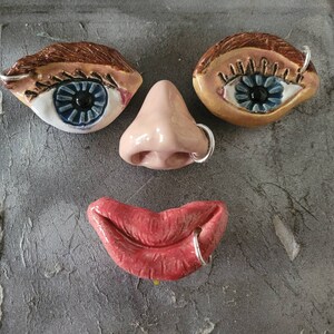 10 Funny Face Fridge Magnets - Etsy