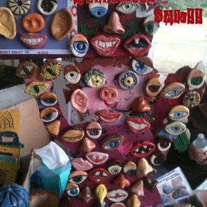 10 Funny Face Fridge Magnets - Etsy