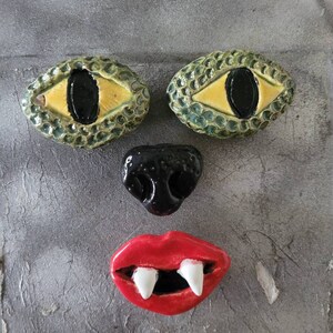 10 Funny Face Fridge Magnets - Etsy