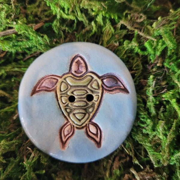 Turtle Button - Etsy