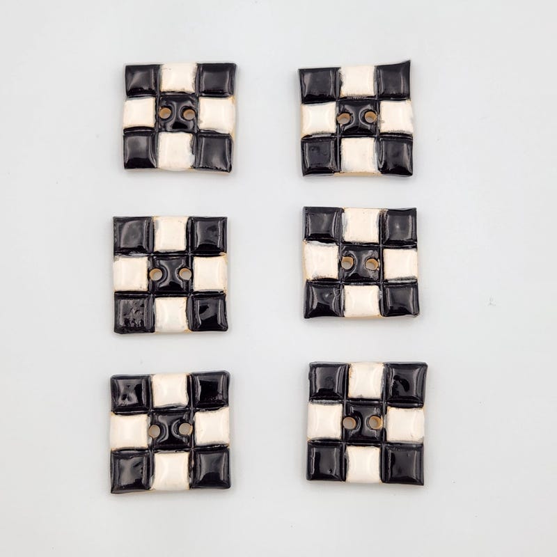 Square Buttons - Etsy