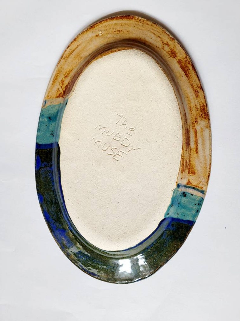 Sea Turtle Oval Ceramic Dinner Plate - Etsy