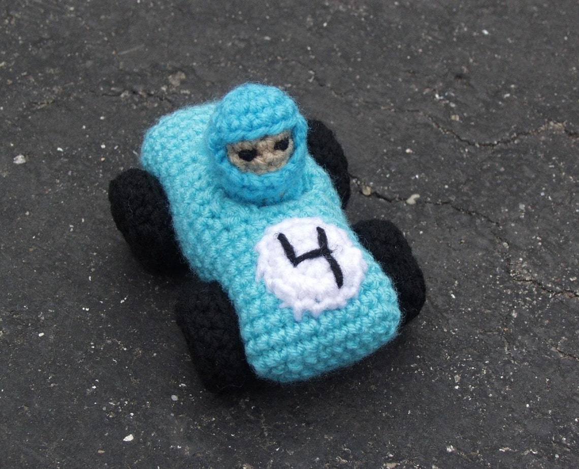 PDF CROCHET PATTERN Race Car - Etsy
