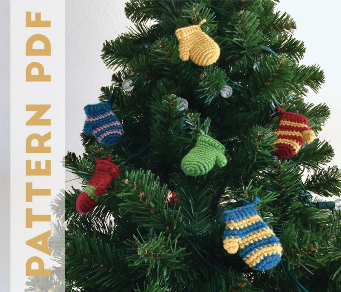 PDF CROCHET PATTERN - Mini Mittens - Etsy
