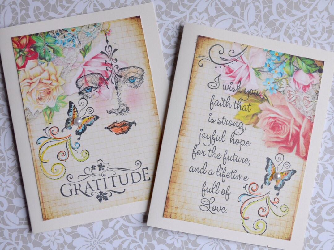 DANCE OF LIFE Card Set Art Therapy Journal Ephemera Collage ...