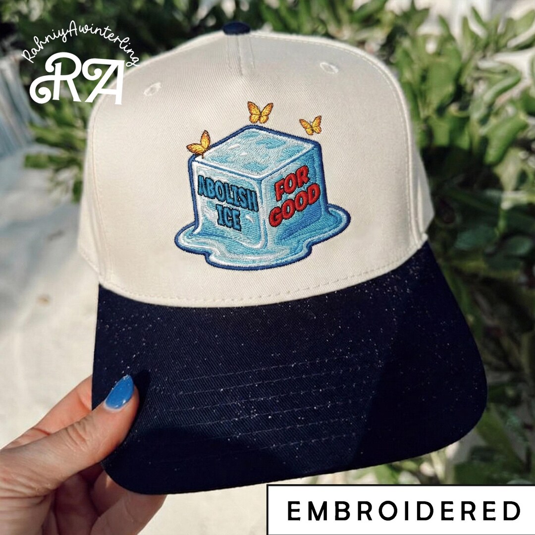Embroidered Abolish Ice for Good Protest Hat, Justice for Renee Nicole ...