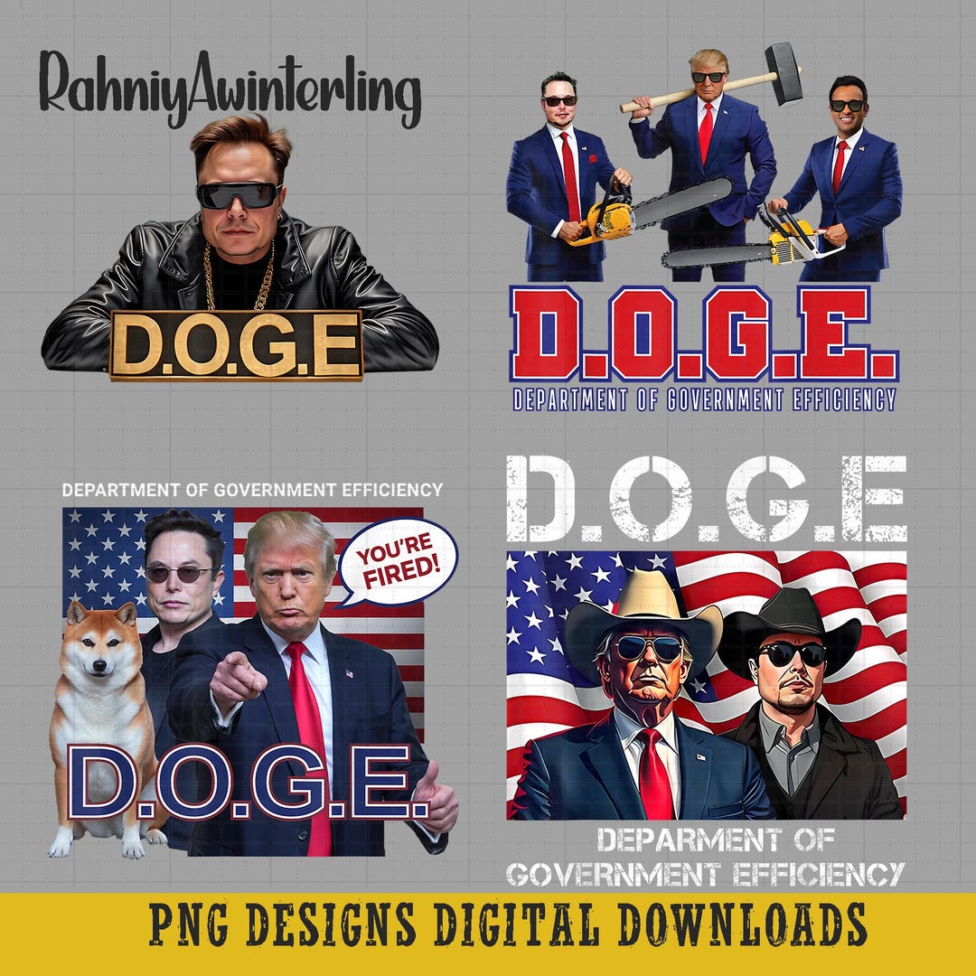 Doge Usa, Department of Government Efficiency Png, American Flag Svg ...
