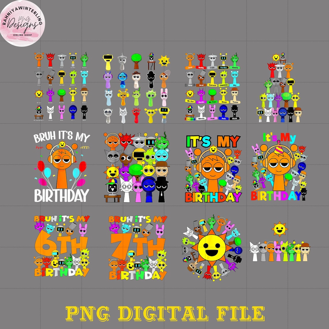 10+ Incredibox Sprunki Beats Png Bundle, Sprunki Beats, Sprunki Team ...