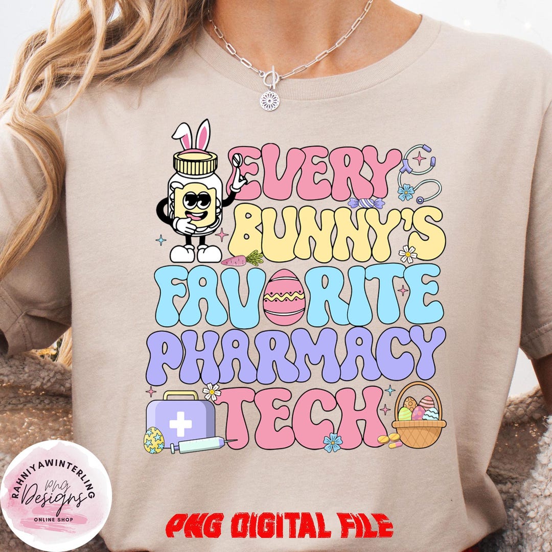 Pharmacy Easter Day Png, Pharmacist Nurse Easter Png, Easter Bunny Png ...