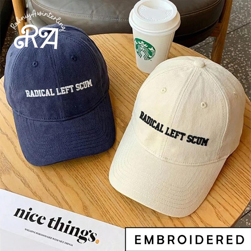 Radical Left Embroidered - Etsy