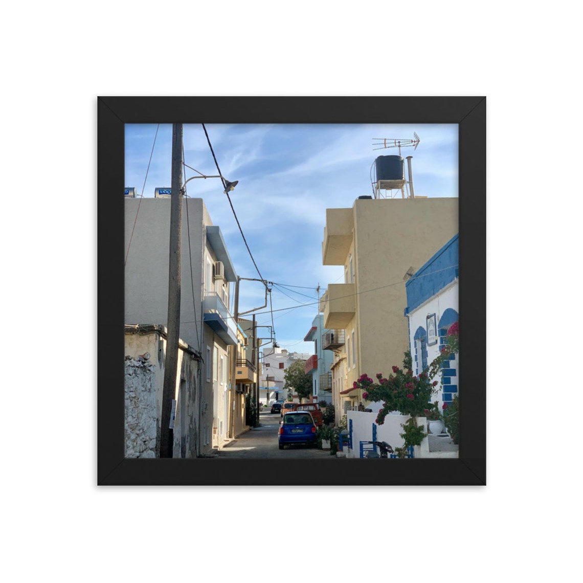 Greek Streets Poster - Etsy