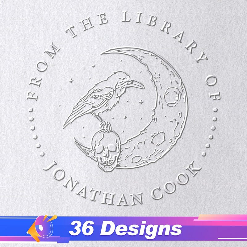 The Raven Book Embosser - Etsy