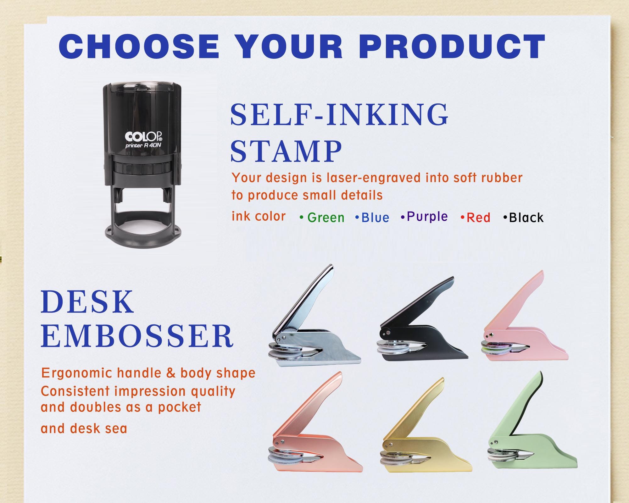 Personalized Book Embosser/custom From the Library of Book Stamp ...