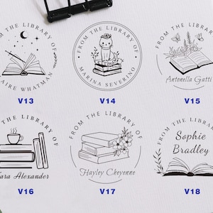 Personalized Book Embosser/from the Library of / Book Embosser/custom ...