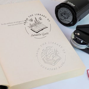 Personalized Book Embosser/from the Library of / Book Embosser/custom ...