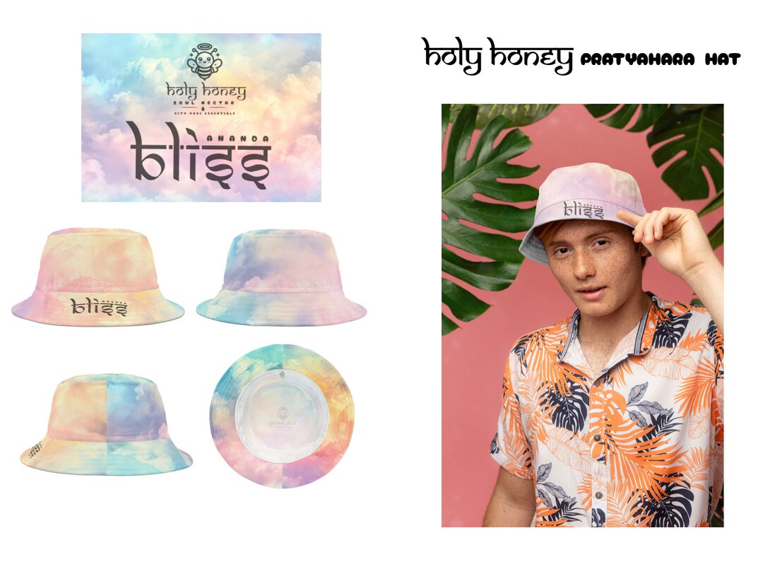 HOLY HONEY cloudburst PRATYAHARA Hat, Yoga Hat Meditation Hat for Her ...