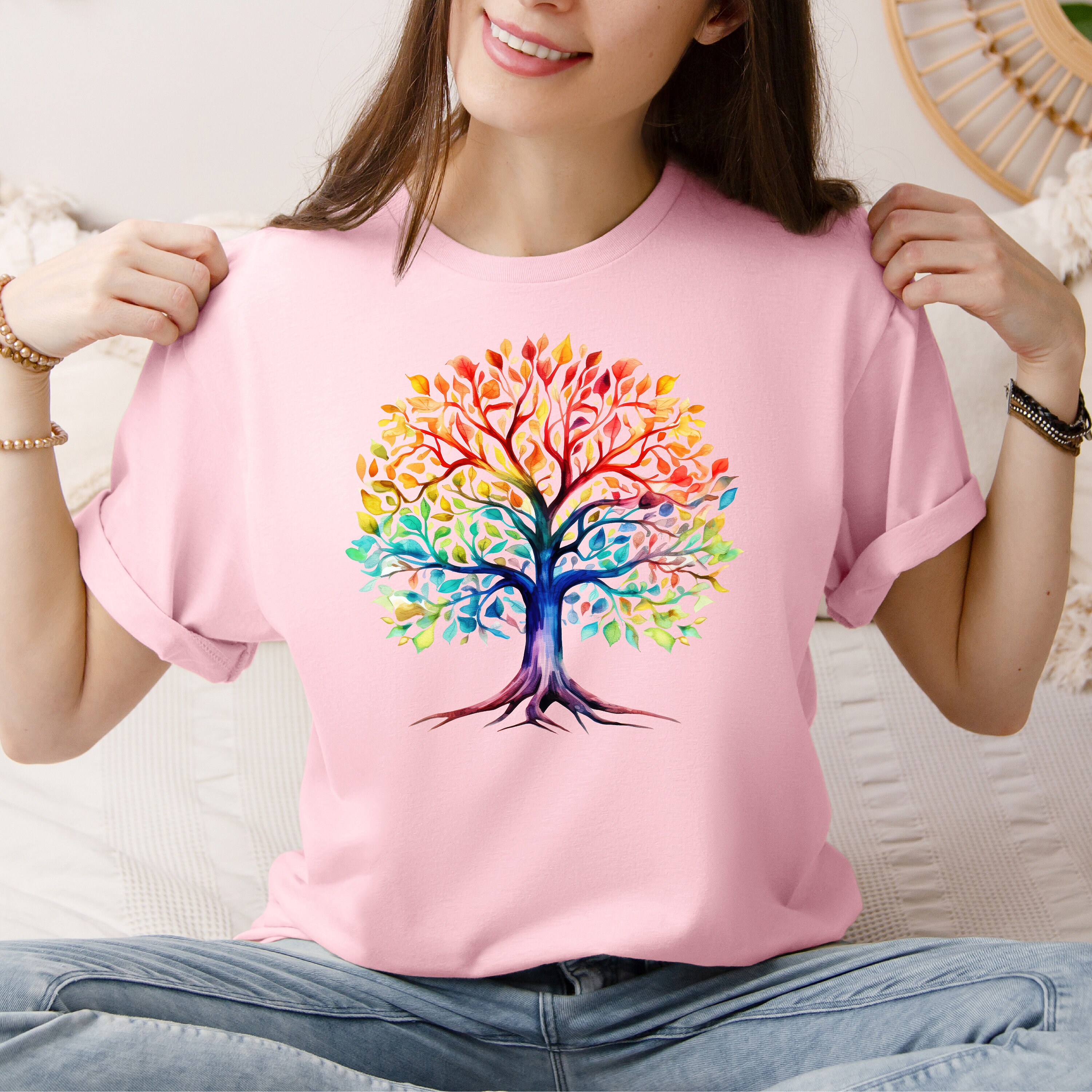 Watercolor Tree of Life Shirt, Family Reunion Shirt, Tree Shirt ...