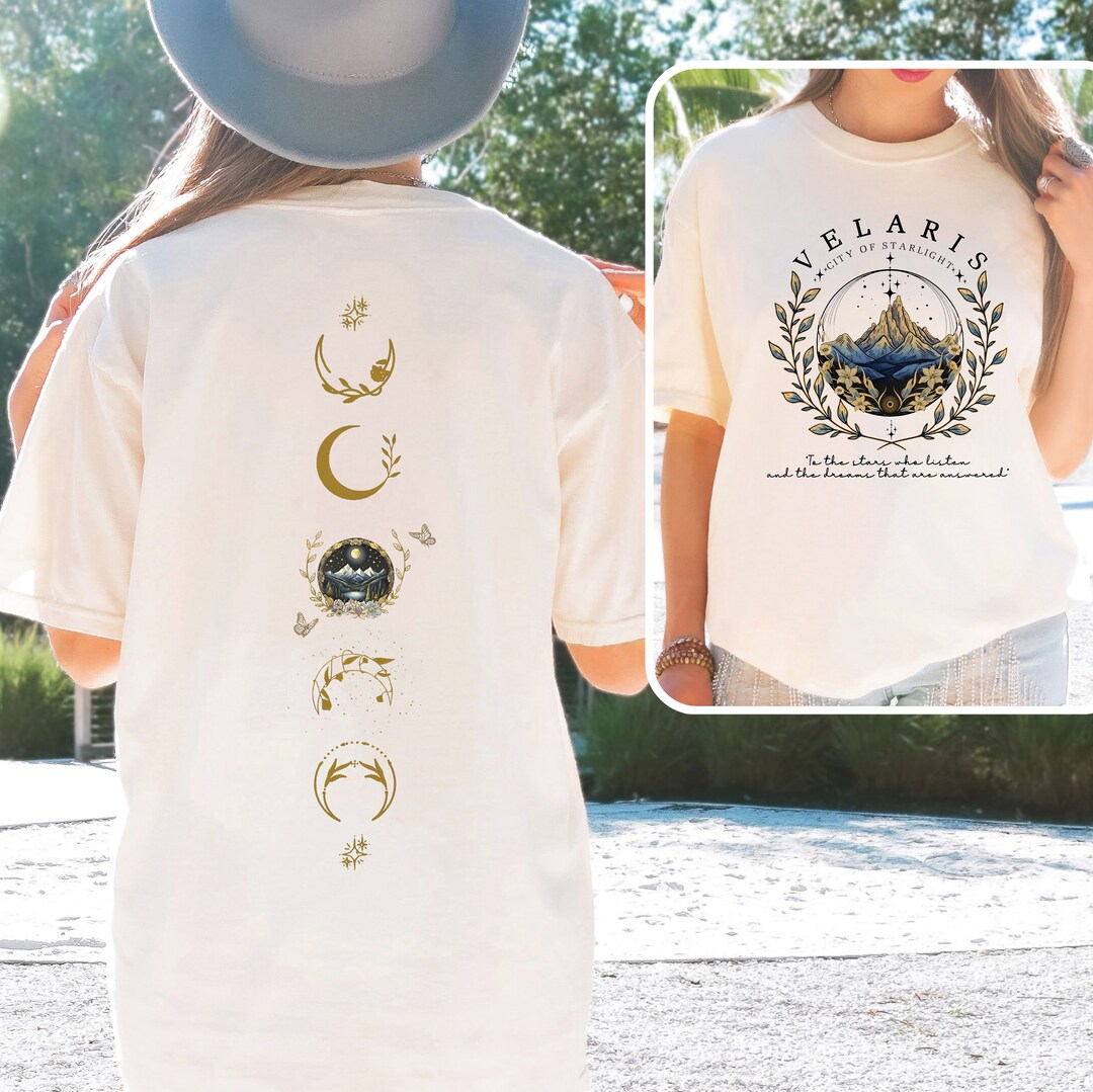 Velaris ACOTAR Shirt, Velaris City of Starlight, the Night Court Shirt ...