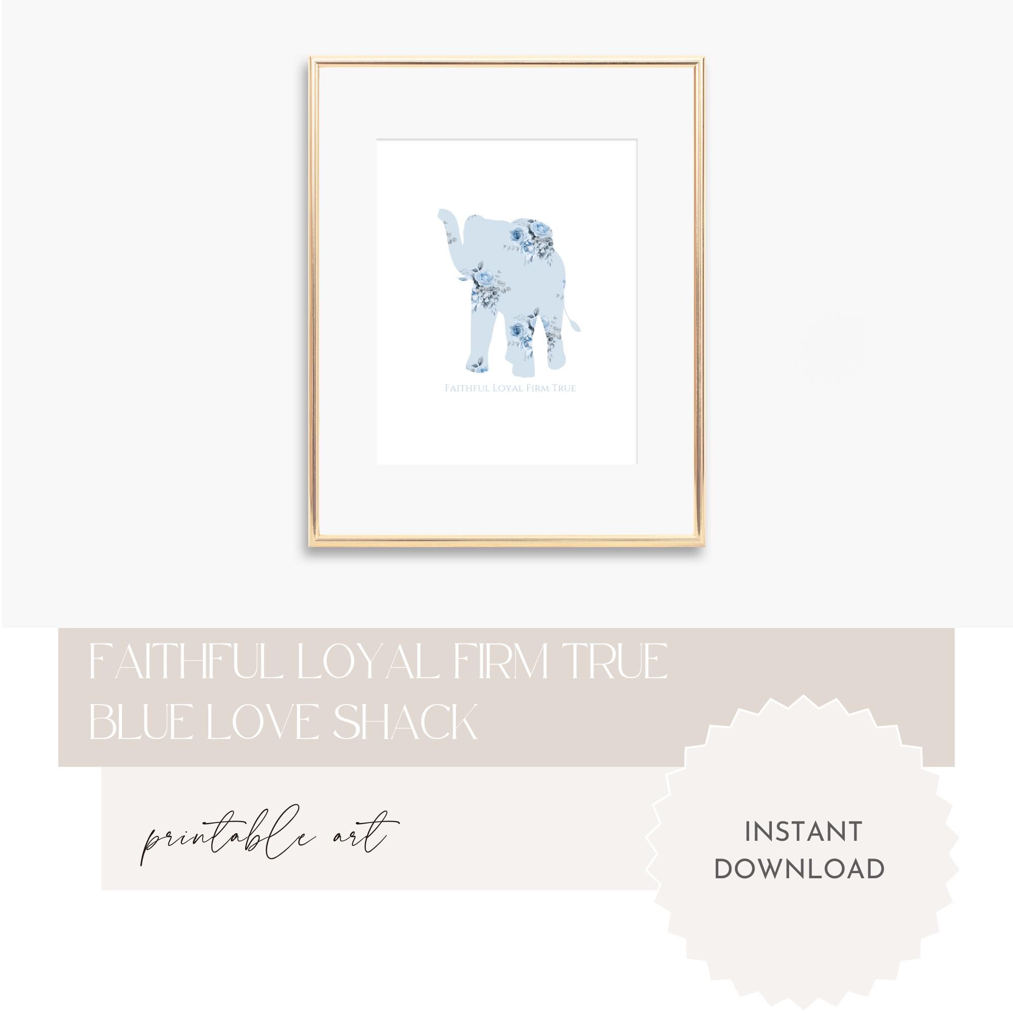 University of Alabama Wall Art Light Blue Floral/digital Download ...